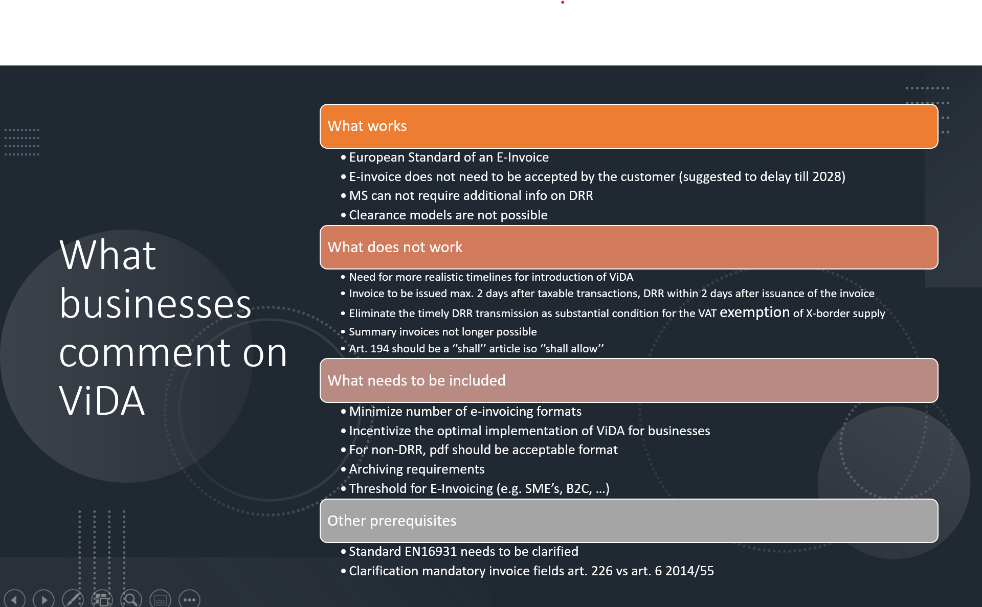 What we hear as feedback to the ViDA proposal (feedback due April 4, 2023) – VATupdate