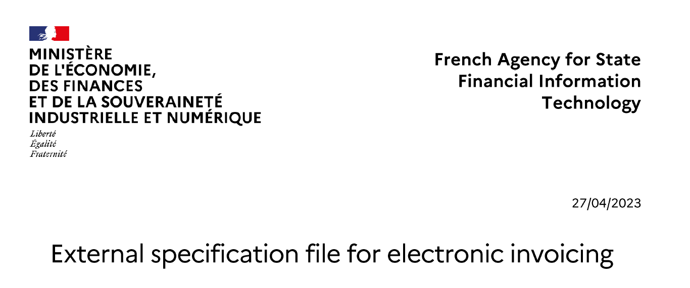 External Specification File For Electronic Invoicing Issued In English Vatupdate 